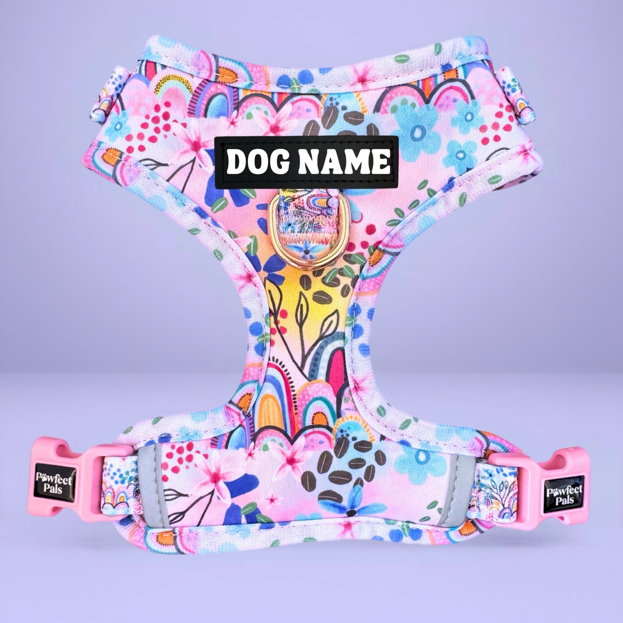 Got it Glowing On - Personalised Adjustable Harness Trio – Pawfect Pals